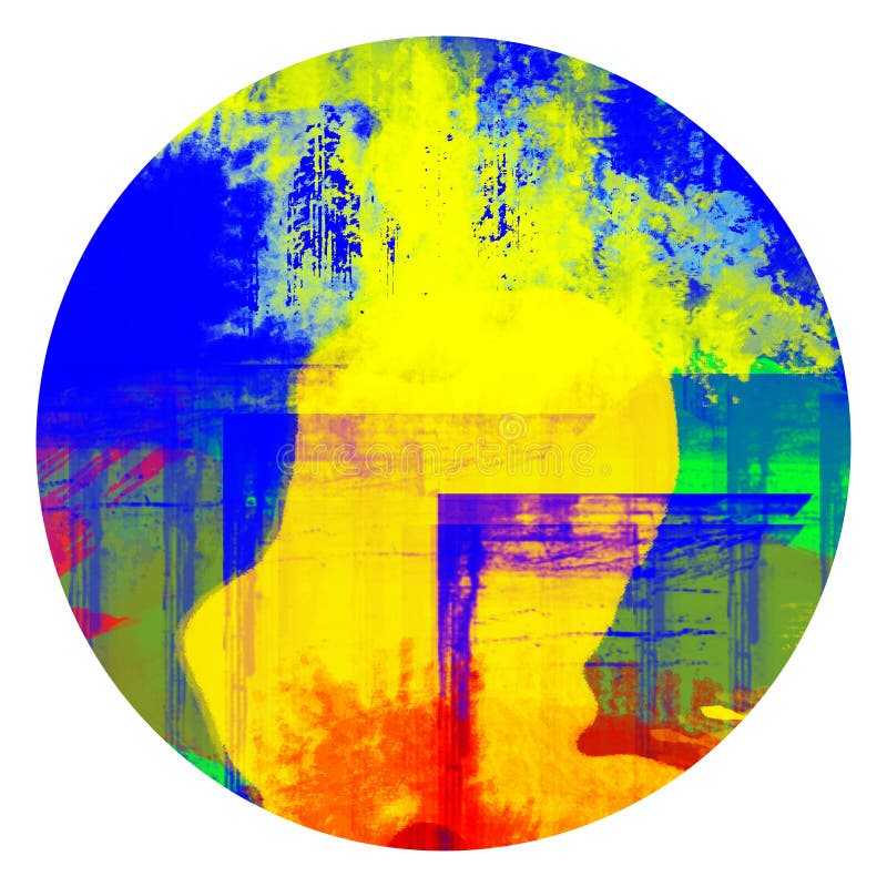 Multicolor Circle,round Shape, Art Abstract Background, Isolated Web ...