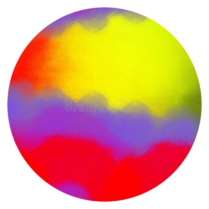 Multicolor Circle,round Shape, Art Abstract Background, Isolated Web ...