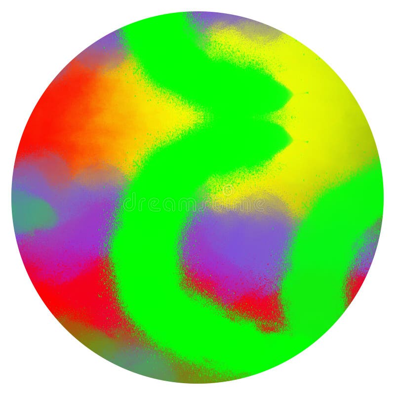 Multicolor Circle,round Shape, Art Abstract Background, Isolated Web ...