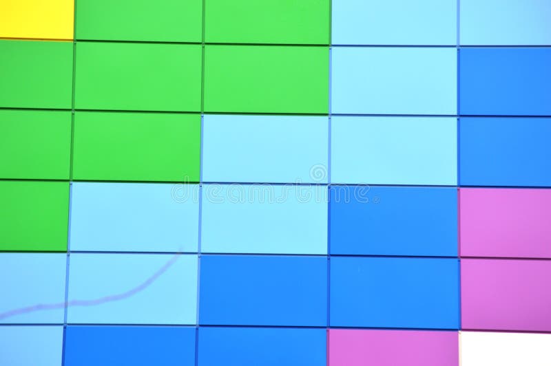 Multicolor colored facade stock photo. Image of colour - 267987048