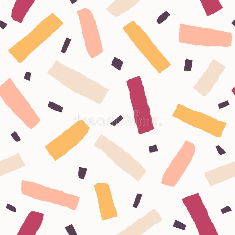 Multicolor Confetti Seamless Pattern. Colorful Abstract Background ...