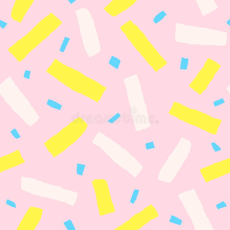 Multicolor Confetti Seamless Pattern. Colorful Abstract Background ...