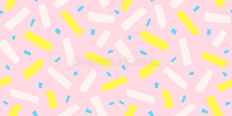 Multicolor Confetti Seamless Pattern. Colorful Abstract Background ...