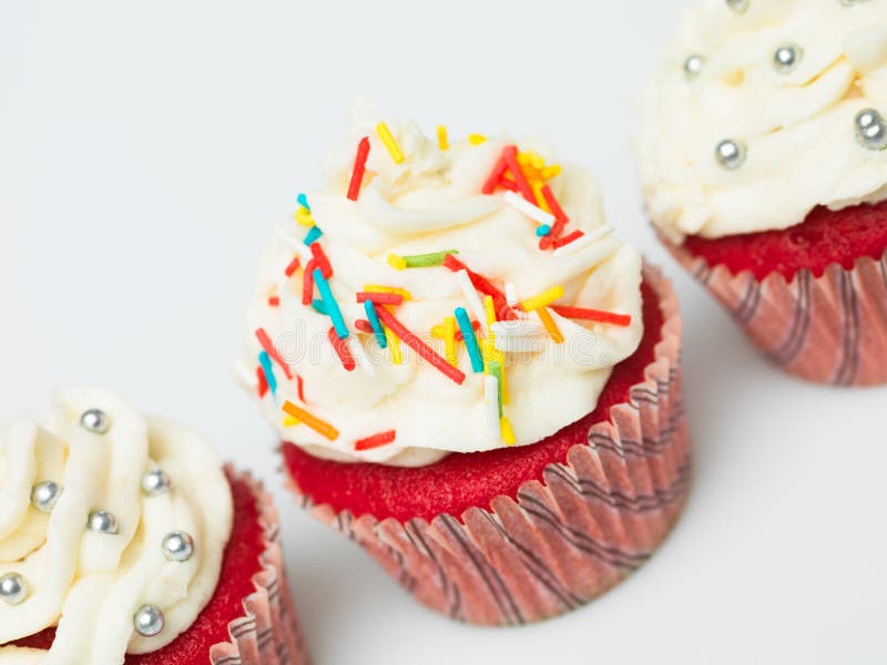 Multicolor cupcakes stock image. Image of birthday, decoration - 28005857