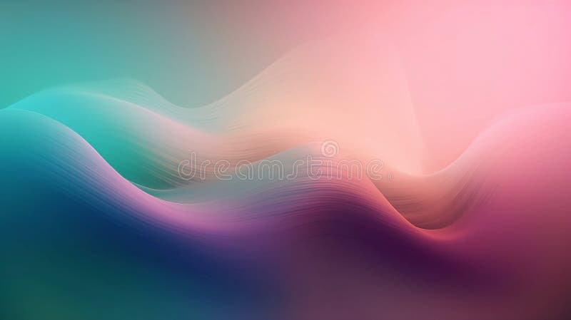 Multicolor Curvy Gradient Color Background, Creativity and Digital ...