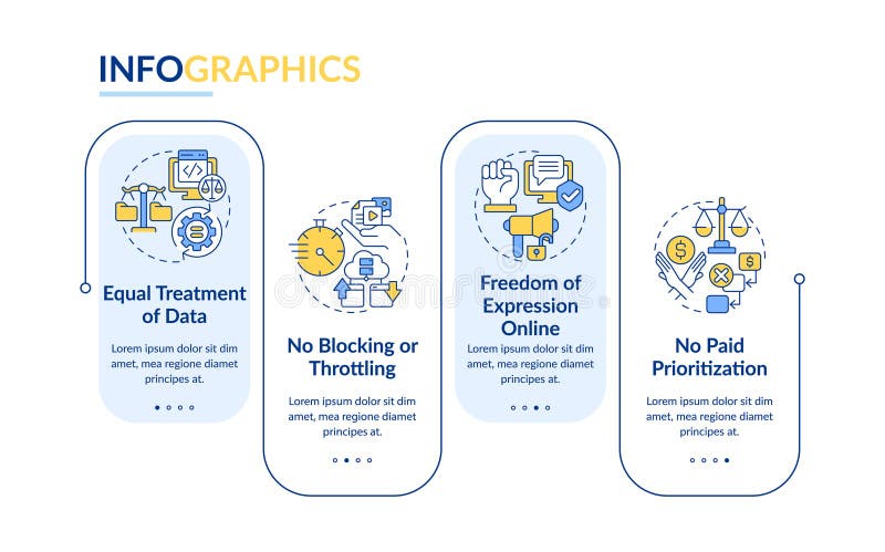 Multicolor Cyber Law Layout with Linear Icons Stock Vector ...