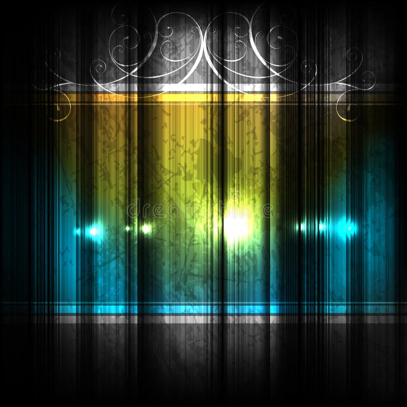 Multicolor Dark Gothic Design Stock Vector - Illustration of goth ...