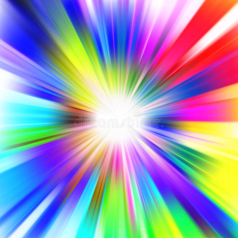 A Multicolor Design with a Burst. EPS 8 Stock Vector - Illustration of ...