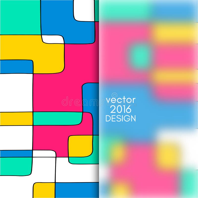 Multicolor Design Templates. Stock Vector - Illustration of blue ...