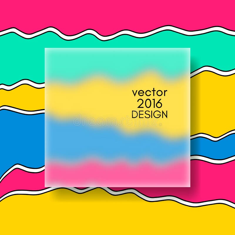 Multicolor Design Templates. Stock Vector - Illustration of ...