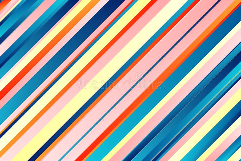 Multicolor Diagonal Stripe Background Line Pattern. Wallpaper Stock ...