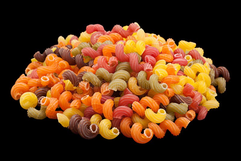 Multicolor Dry Swirl Pasta Background Stock Photos - Free & Royalty ...
