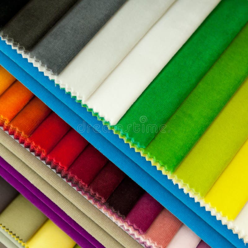 Multicolor fabric samples stock image. Image of samples - 62040295