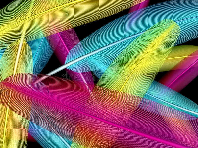 Multicolor Feathers Background Stock Illustration - Illustration of ...