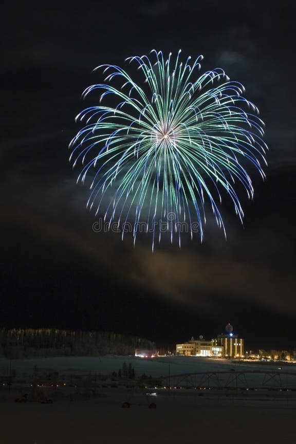 Multicolor fireworks ball stock photo. Image of christmas - 425028