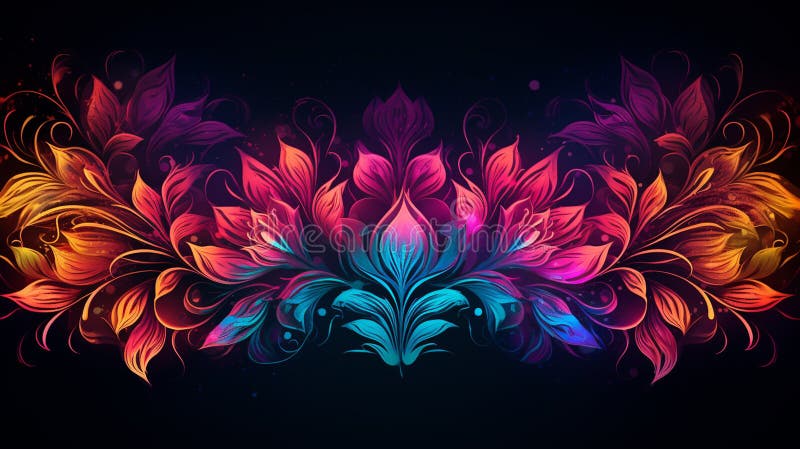 Multicolor Floral Pattern Design for Wallpaper Wrapping Paper ...