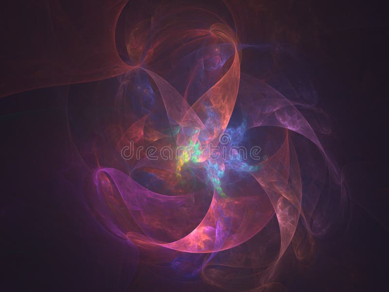 Multicolor Free Form Waves Abstract Background Stock Illustration ...