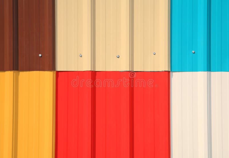Multicolor Galvanice El Modelo De La Pared Imagen de archivo - Imagen ...