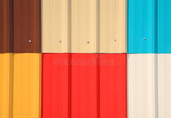 Multicolor Galvanice El Modelo De La Pared Imagen de archivo - Imagen ...