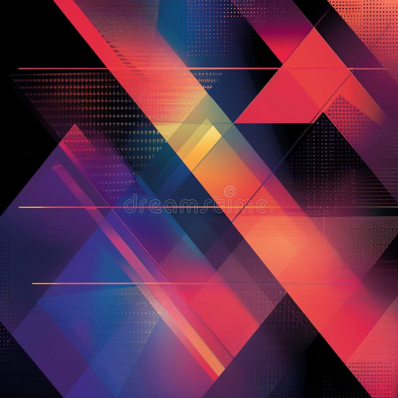 Multicolor Geometric Background with Polygons for Text. Triangle Banner ...