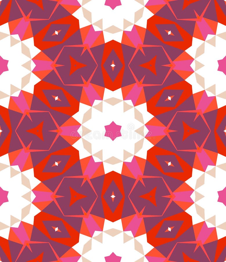 Multicolor Geometric Pattern in Bright Color. Stock Vector ...