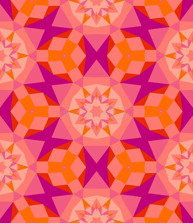 Multicolor Geometric Pattern in Bright Color. Stock Vector ...