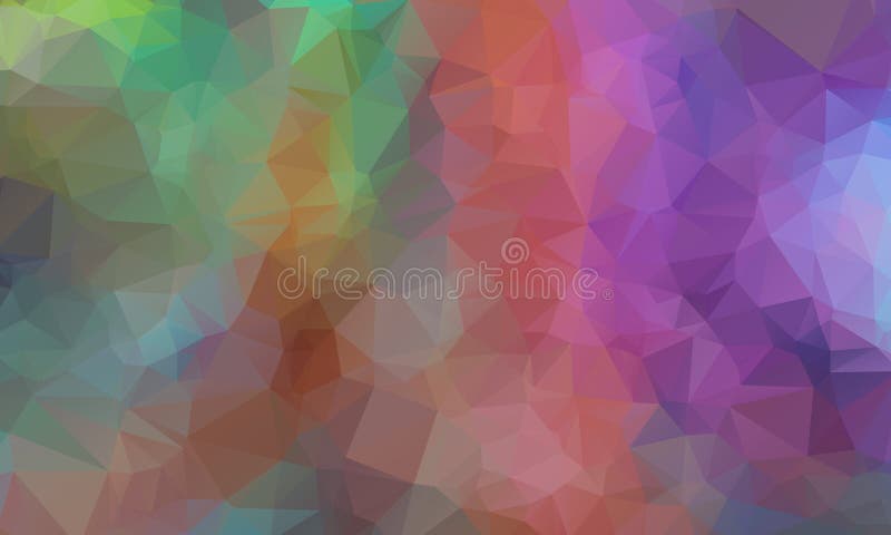 Multicolor Geometric Pattern in Bright Color. Stock Vector ...