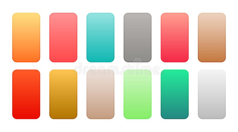 Multicolor Gradient Textures for Web or App Presentations Stock Vector ...