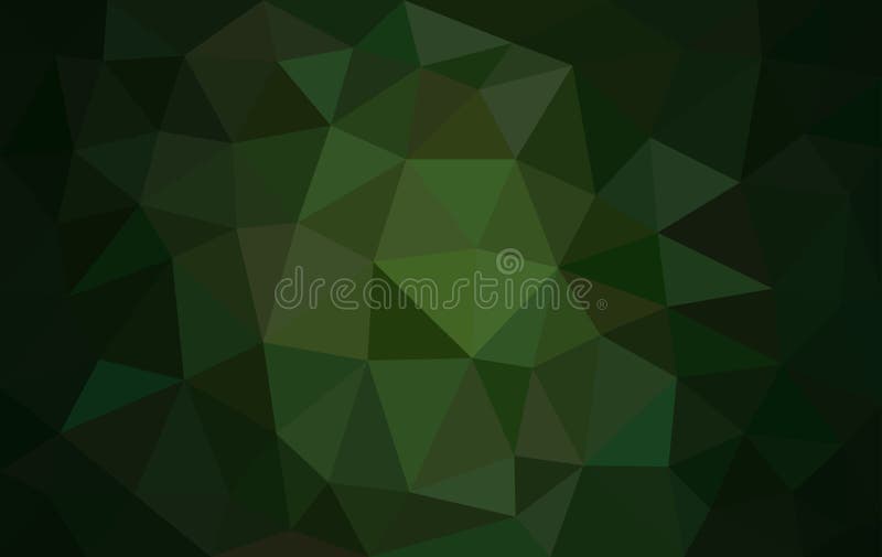 Multicolor Green Low Poly Background Stock Illustration - Illustration ...