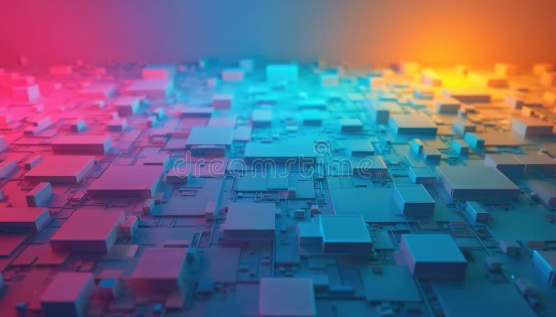 Tech Concept Background Blue Pink Stock Illustrations – 22,516 Tech ...