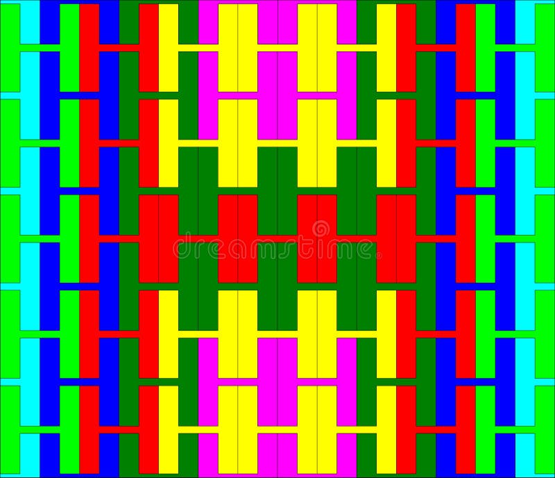 Multi-color H Alphabet Pattern Background Vector. Stock Illustration ...