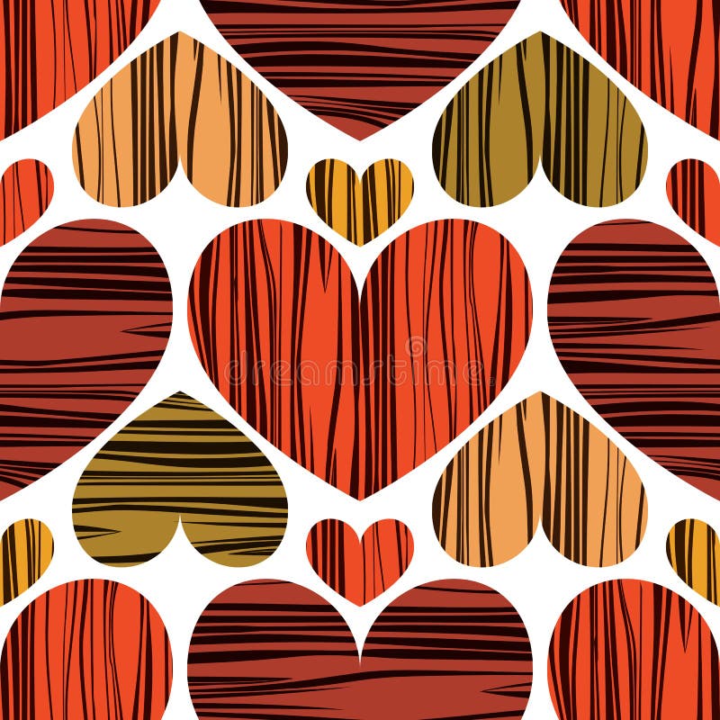 Multicolors Hearts with Stripes. Stock Vector - Illustration of ...