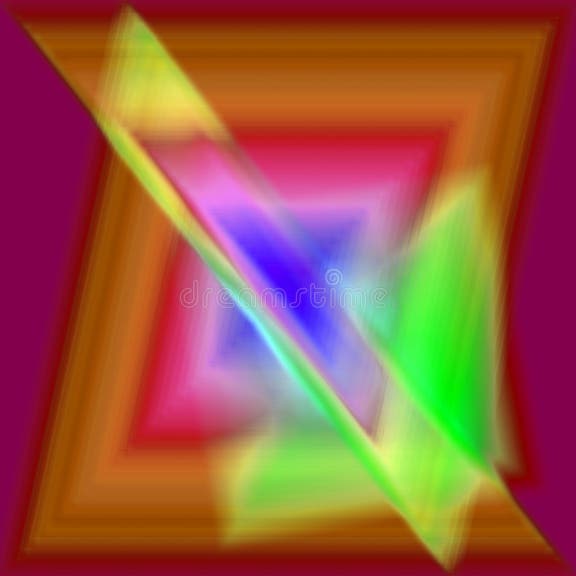Multicolor Horizontals Blurs Squares Stock Illustration - Illustration ...