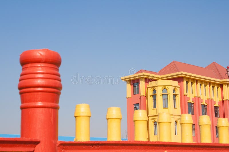 Multicolor house stock image. Image of architecture, apartment - 43512663