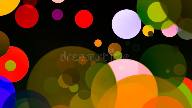 Multicolor Illustration of Bubbles Stock Illustration - Illustration of ...