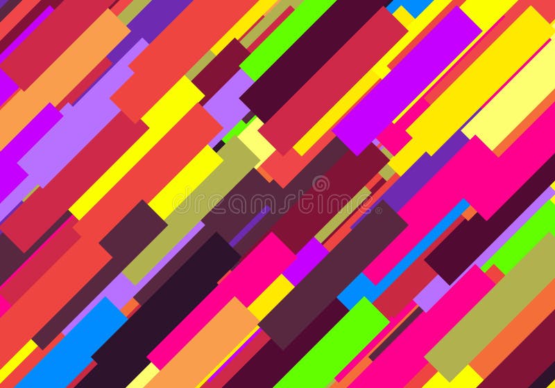 Multicolor Illustration Geometric Shape Diagonal Line. Design Cover ...