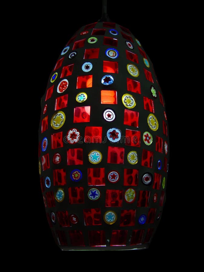 Multicolor lamp stock photo. Image of glowing, deco, classic - 655682