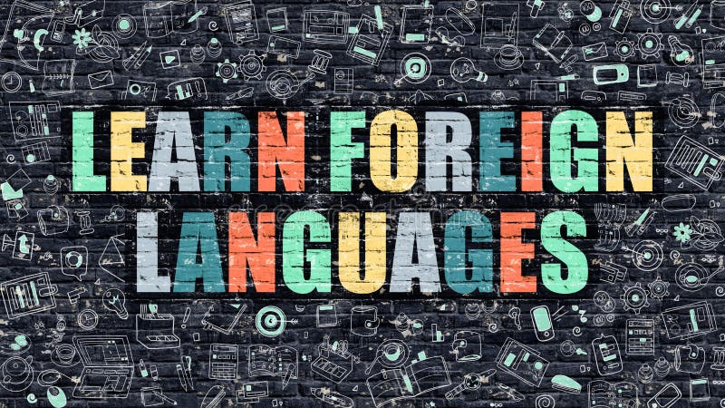 Foreign languages books. stock vector. Illustration of english - 14557972