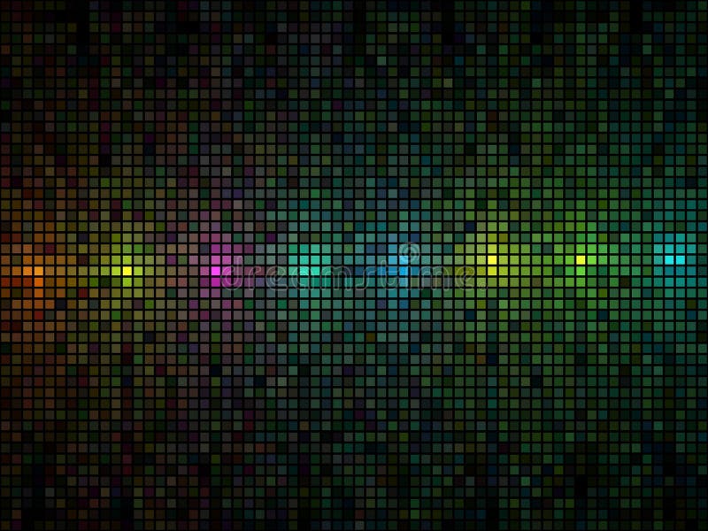 Multicolor Lights Tile Background Stock Vector - Illustration of black ...