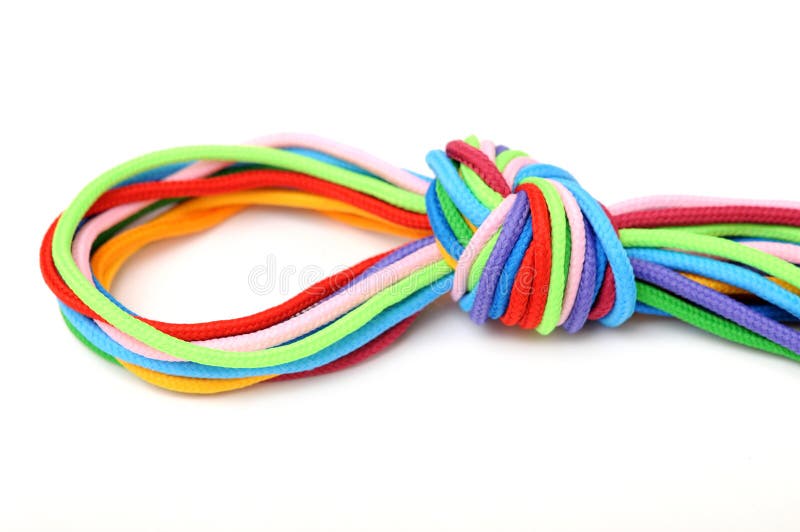 Multicolor linen rope stock image. Image of burlap, green - 32391151