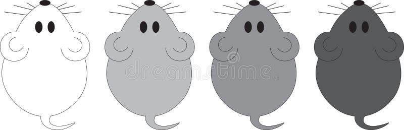 Simple Editable Vector for Laboratory Mouse Stock Vector - Illustration ...