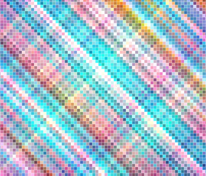 Multicolor square mosaic stock vector. Illustration of colour - 3340086