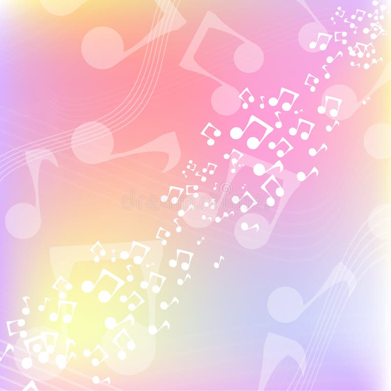 Music Notes Multicolor Background Stock Illustrations – 509 Music Notes ...