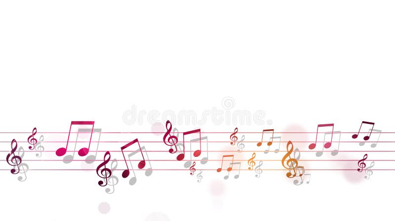 Music Notes Multicolor Background Stock Illustrations – 509 Music Notes ...