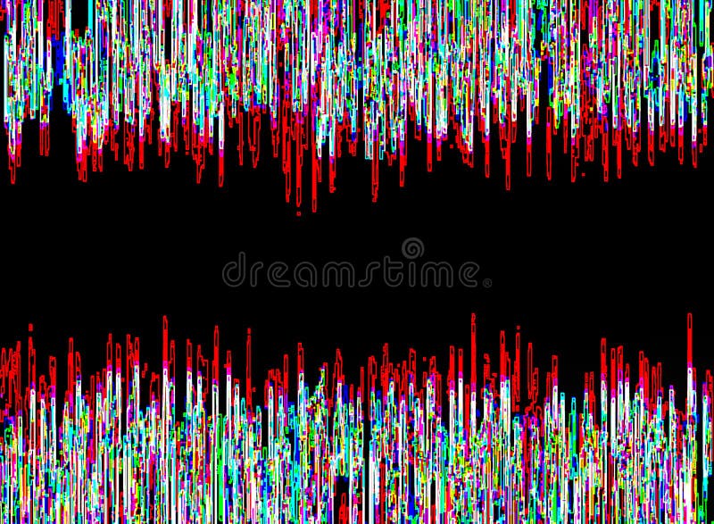 Multicolor Neon Glow Abstract Background Stock Illustration ...