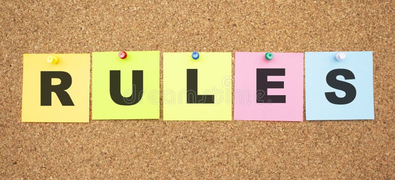 Multicolor Notes with Letters Pinned on a Cork Notice Board Stock Photo ...