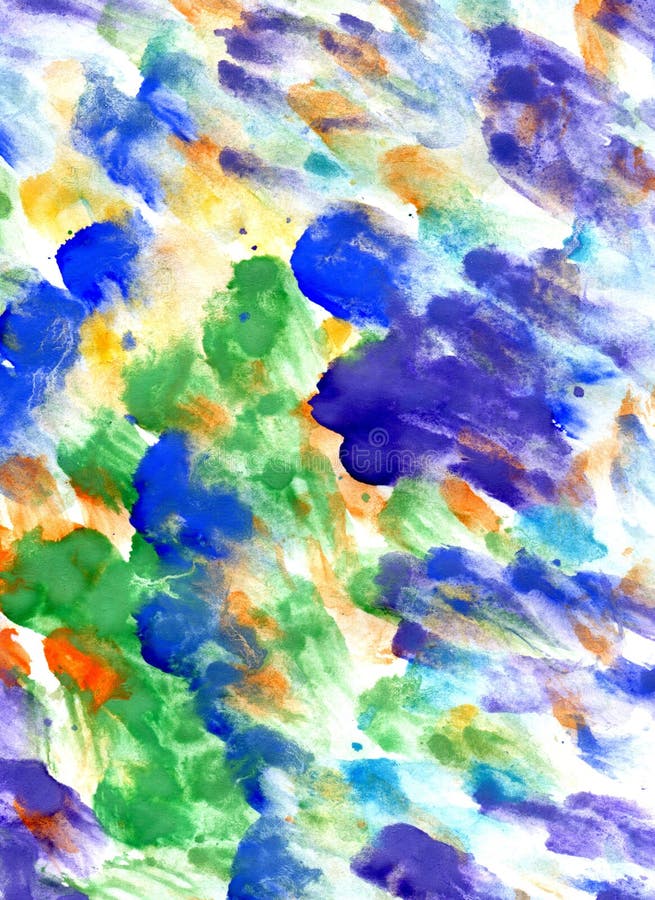 Multicolor Paint Background Stock Illustration - Illustration of ...