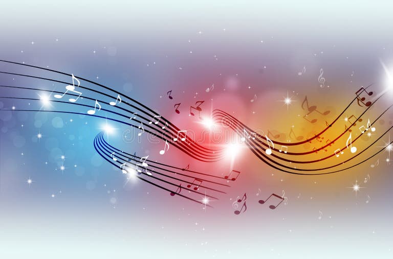 Music Notes Multicolor Background Stock Illustrations – 561 Music Notes ...