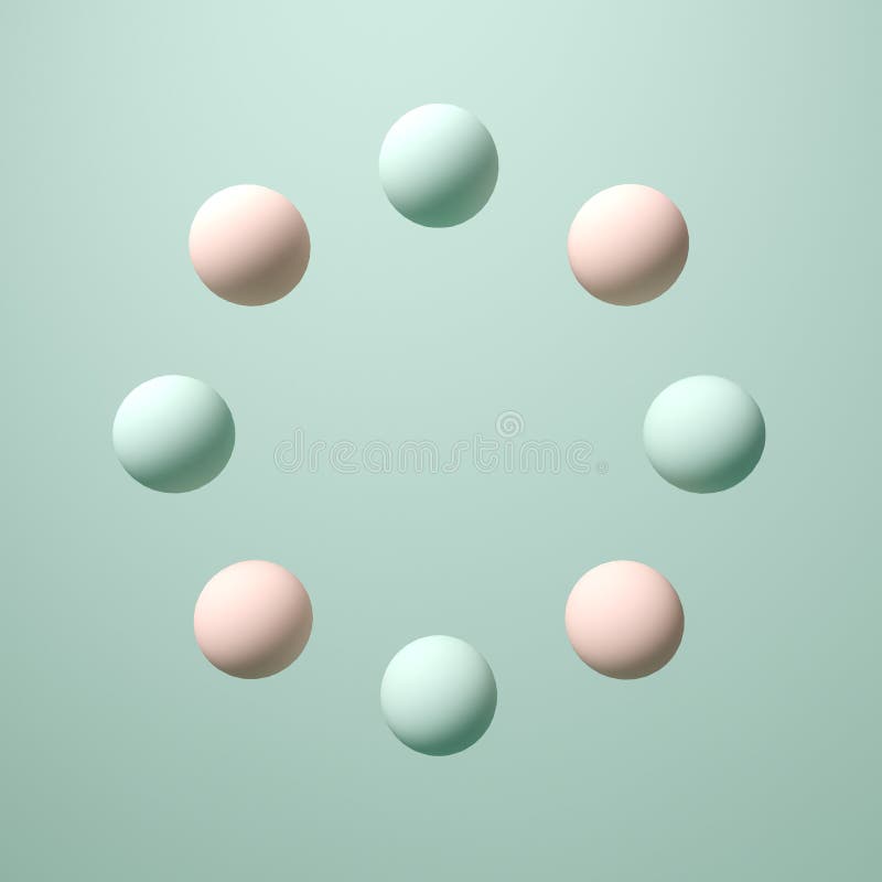 Multicolor Pastel Abstract Background 3D Rendering Stock Illustration ...