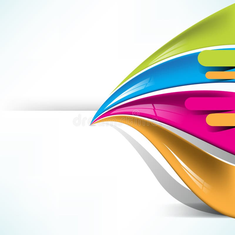 Multicolor Perspective Lines Background Stock Vector - Illustration of ...